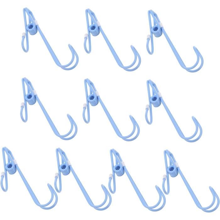 20 Pcs Pince À Linge Pince À Serviette De Plage Chaussettes Bleues ...