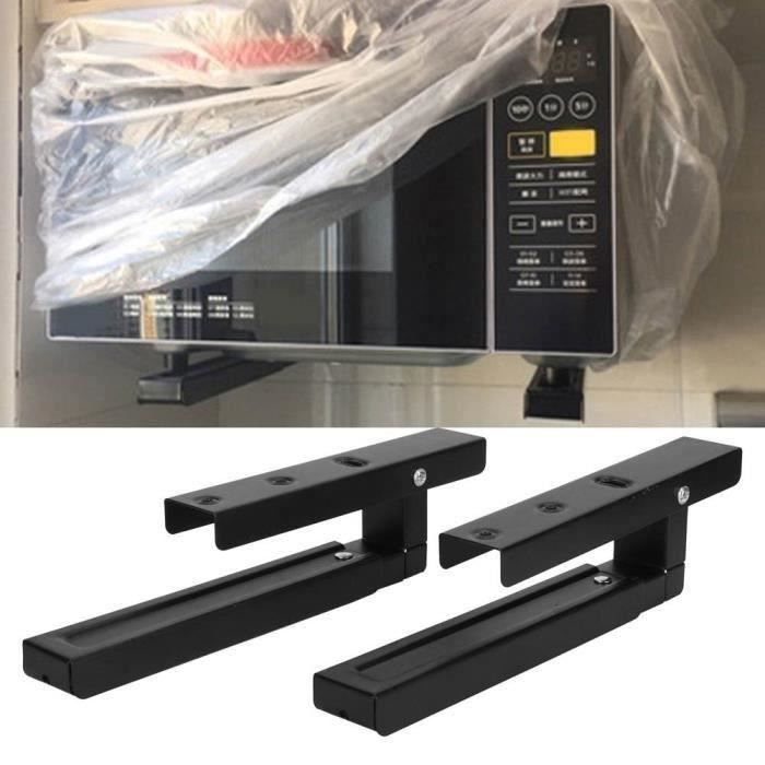 Support mural pliable pour micro-ondes et étagère en inox de haute ...