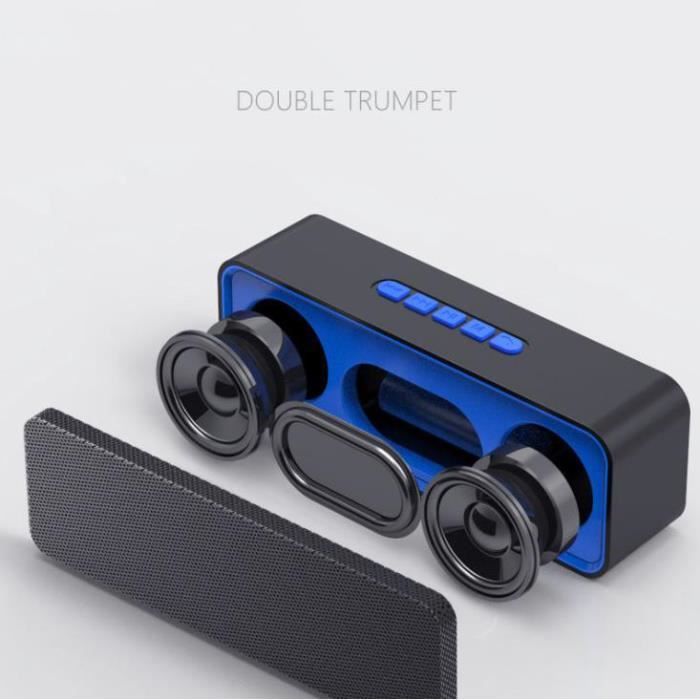 TD® Mini Enceinte Bluetooth à double haut-parleur-Haut-parleur de ...
