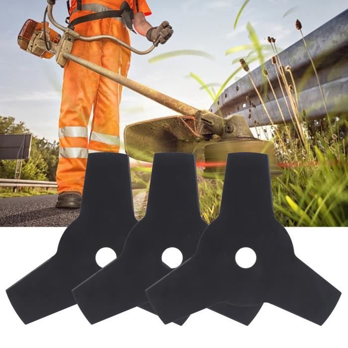 LAN Lame De Coupe-Herbe 4Pcs Lame De Débroussailleuse 10 Pouces 3T Lame De Tondeuse À Gazon Dent ...