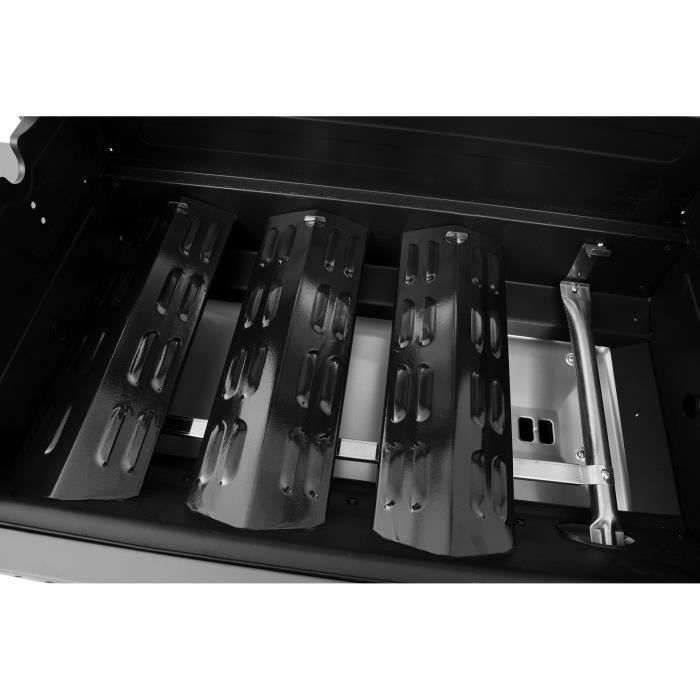 COOKING BOX Barbecue à gaz BRISBANE - Cuisine inox - 142x57x112 cm ...