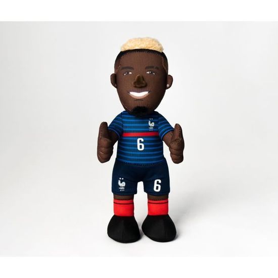 Jouet en peluche mixte FFF Paul Pogba - Marron et bleu - A partir de 3 ...