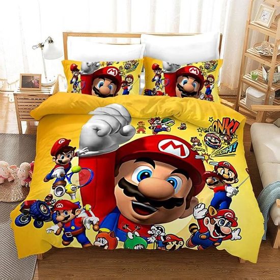 Puzzle Mario Super Mario Kart Parure De Lit Pour Enfant Combo U2013 135 ...