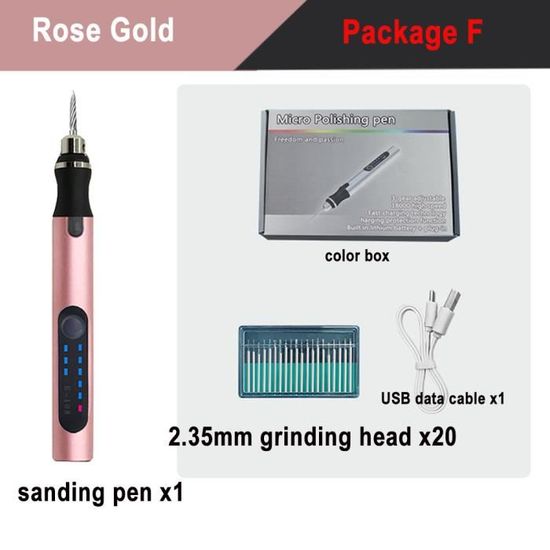RUMOCOVO Stylo de gravure lectrique Mini meuleuse sans fil avec batterie outils rotatifs sans ...