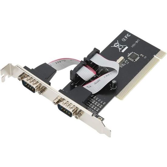 Carte Pci Vers 2 Ports Série Pci-Express 2 Ports Db9 Carte Contrôleur ...