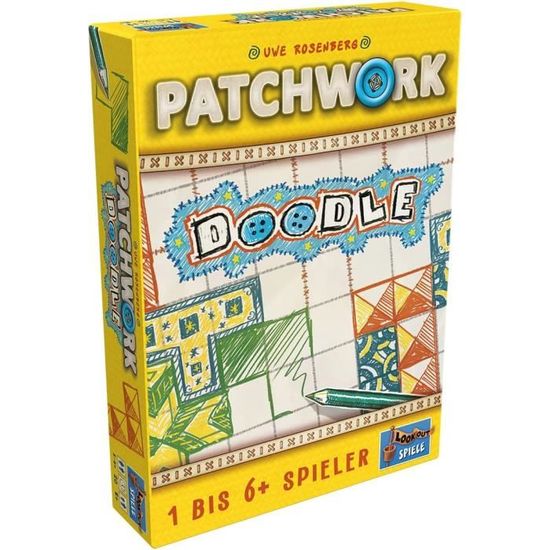 Games 22160107 Patchwork Doodle Version Allemande[J3373] - Cdiscount Jeux - Jouets