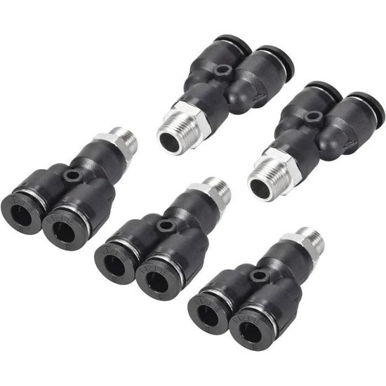 5 Paquet 1-8 Pt Mâle Tuyau Raccord - Y-Tape Pousser Lock, Poussez Pour ...
