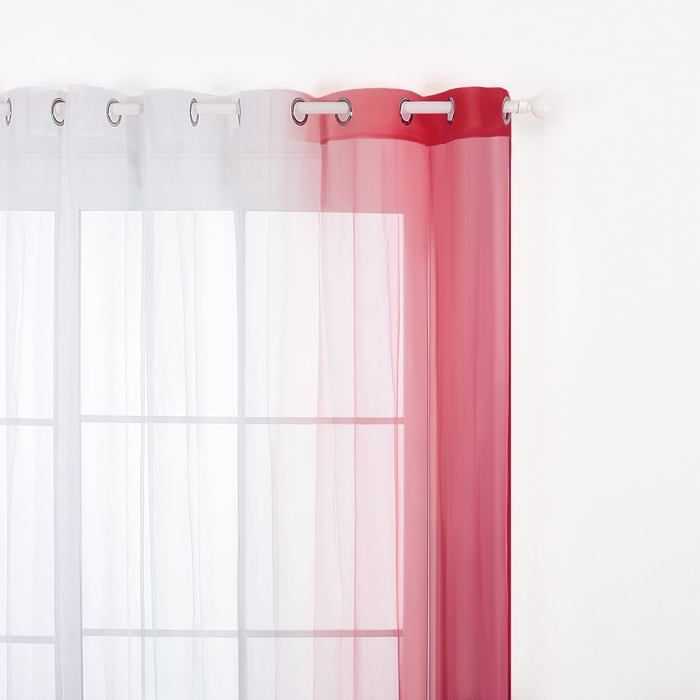 Rideaux Voilages Gaze Voilages De Dégradés Voile Transparent Décor De ...