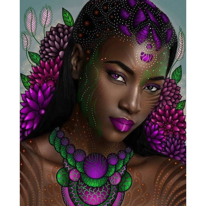 DIY Kits de Peinture Diamant de personnages peints 40x50cm Diamant ...