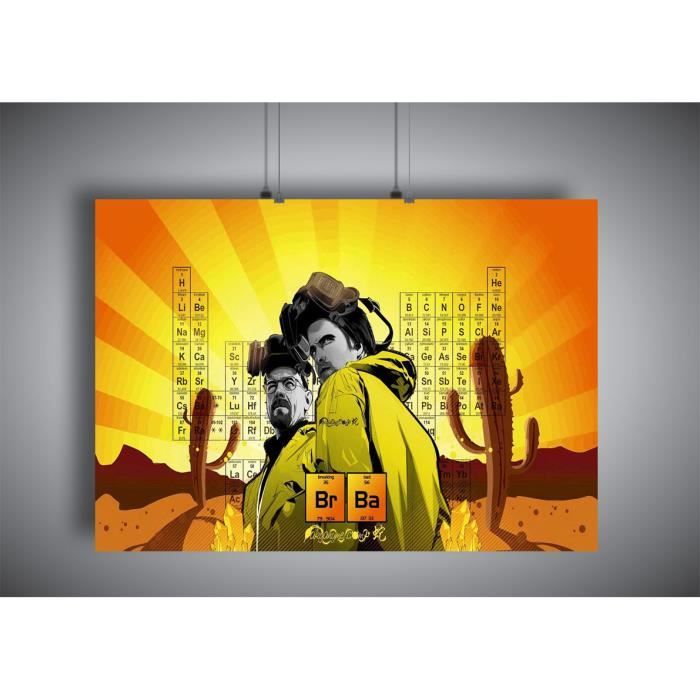 Poster breaking bad Wall art 01 - A4 (21x29,7cm) - Cdiscount Maison
