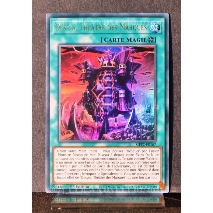 Carte YU-GI-OH GFP2-FR167 Despia, Théâtre des Marqués NEUF FR - Cdiscount Jeux - Jouets