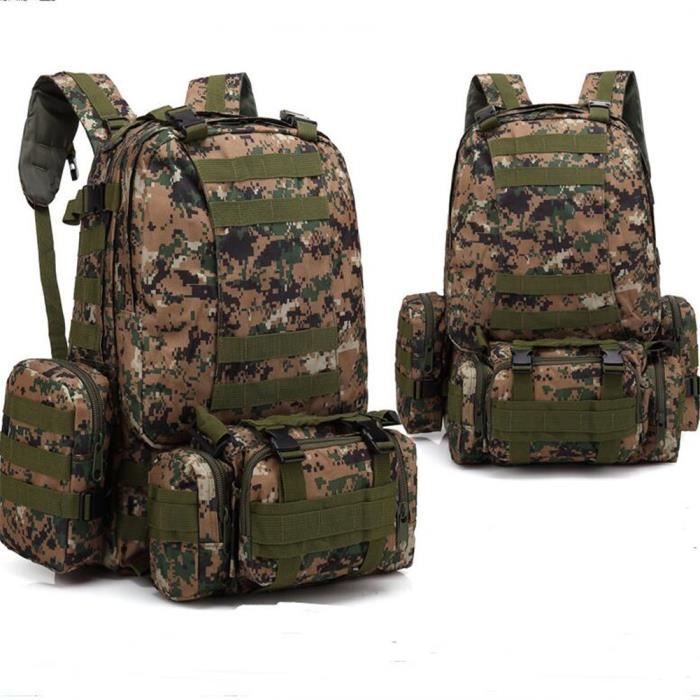 Sac a dos tactique 53L, Sac a dos militaire tactique sport, Sac a dos ...