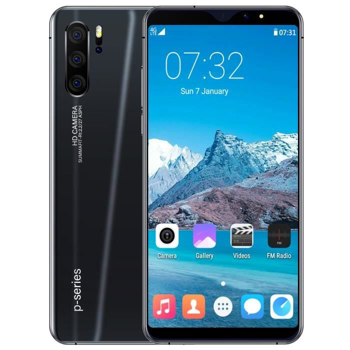 P31 Pro Smartphone 6GB + 128GB 6.1 "Plein écran Android 9.1 Téléphone ...