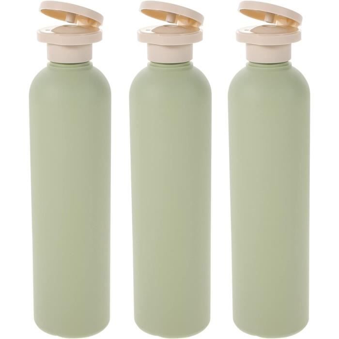 Lot De 3 Bouteilles De Shampooing Rondes À Rabat - Bouteilles De Gel ...