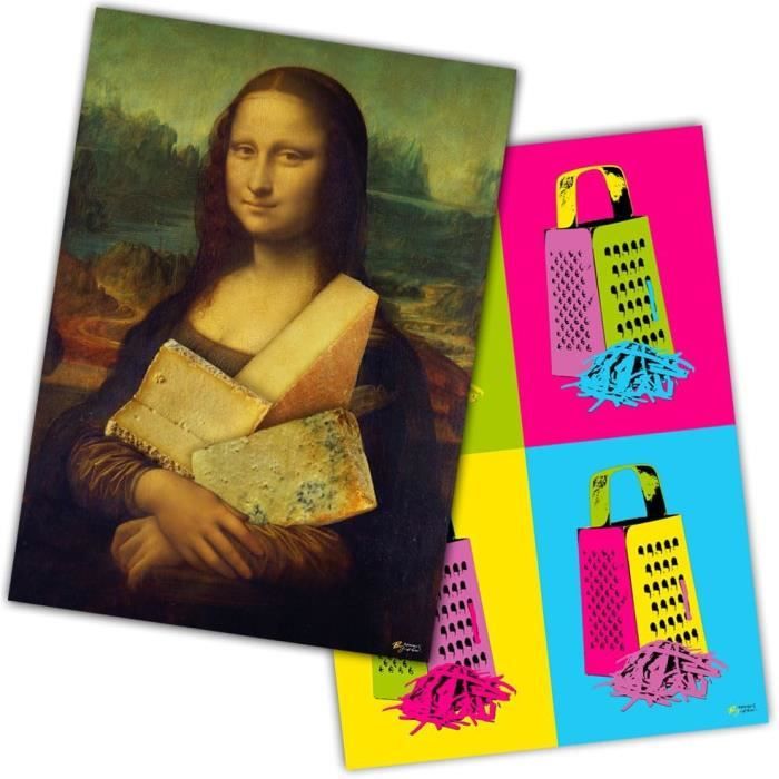 Affiche Mona Lisa She Is Mona Et Affiche Pop Art Râpe 2 Posters A2[n498 ...
