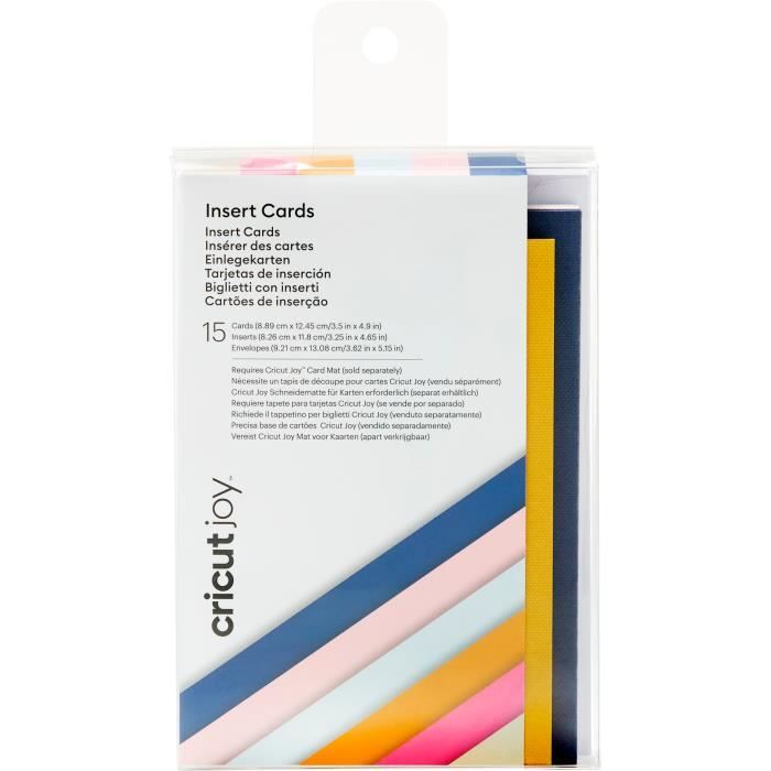 Cartes doubles Cricut Joy avec encarts & enveloppes - CRICUT - Sensei ...