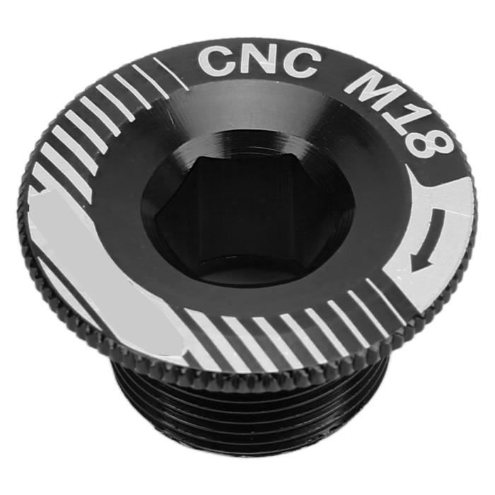 EJ.life boulon de manivelle M18 Vis de bras de manivelle de vélo en alliage d'aluminium M18 vis ...