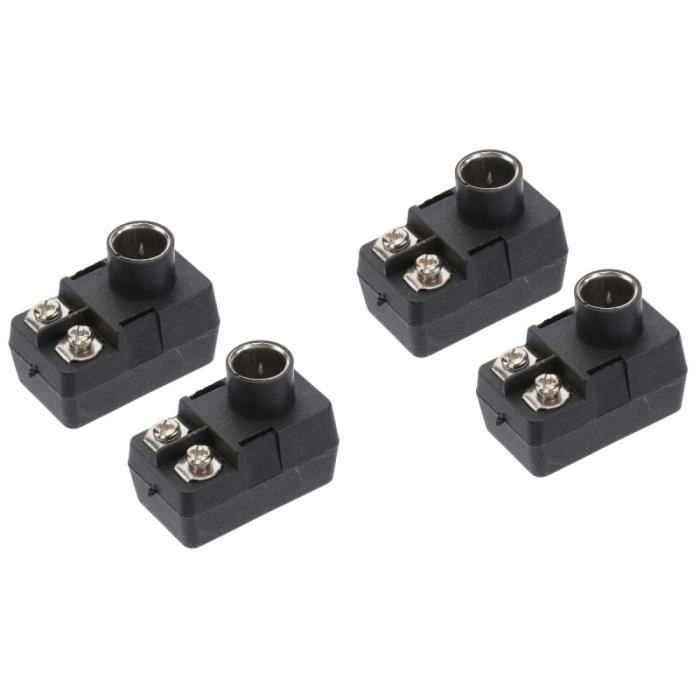 4 PCS Push-on Push-on Hoorking Balun 75-300 Ohm Adaptateur de signal ...