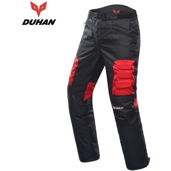 DUHAN Pantalon de moto Homme Vêtement de protection coupe-vent Pantalon ...