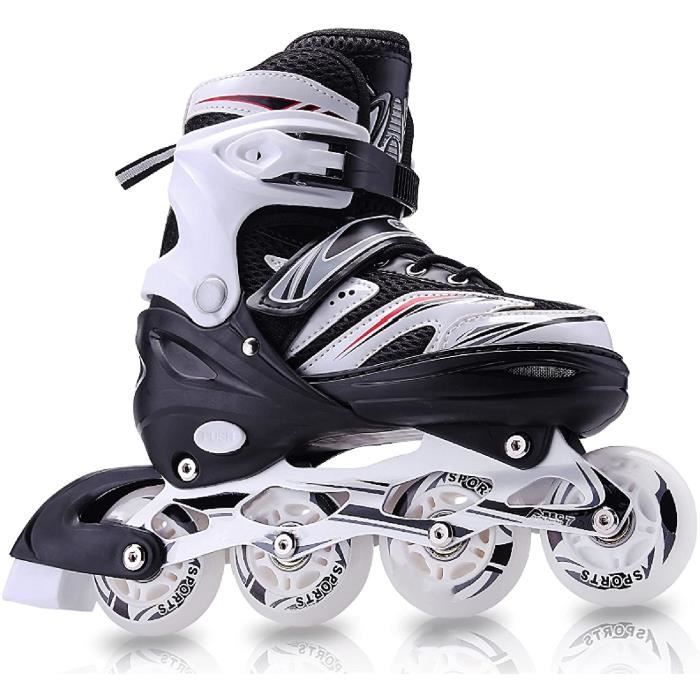 Rollers en ligne réglables pour enfants et adultes, rollers en ligne ...
