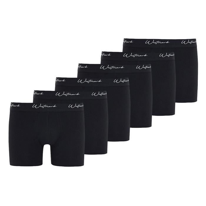 Boxers Hommes Lucas Lot De 6 Westmark Noir Coton Et élasthanne Noir Cdiscount Prêt à Porter