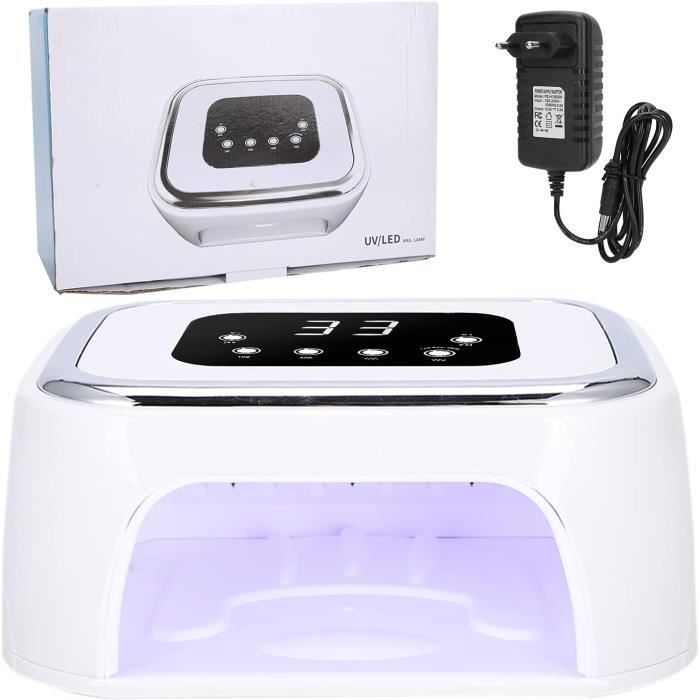 80W Lampe À Ongles Led Uv Rechargeable Gel Vernis Ongles Machine ...