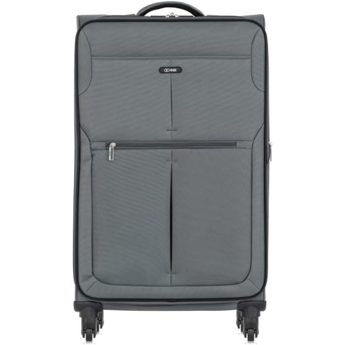 Grande Valise | Valise Souple | Matériau : Nylon | Couleur : Gris ...