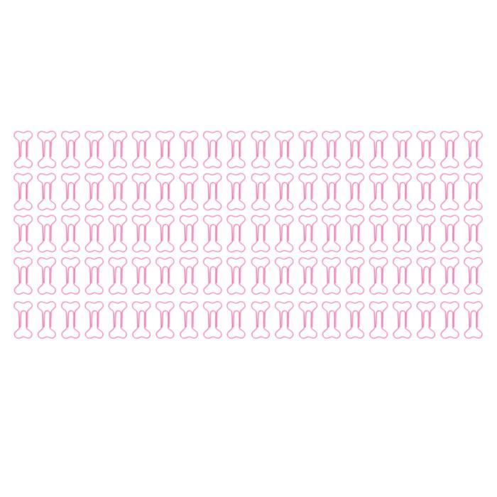 YUI mini trombones 100 pièces trombones rose os forme Portable petit ...