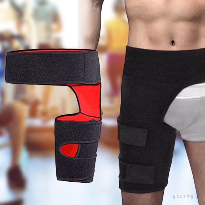 Attelle de soutien de la hanche, muscles quadriceps tirés, enveloppe ...