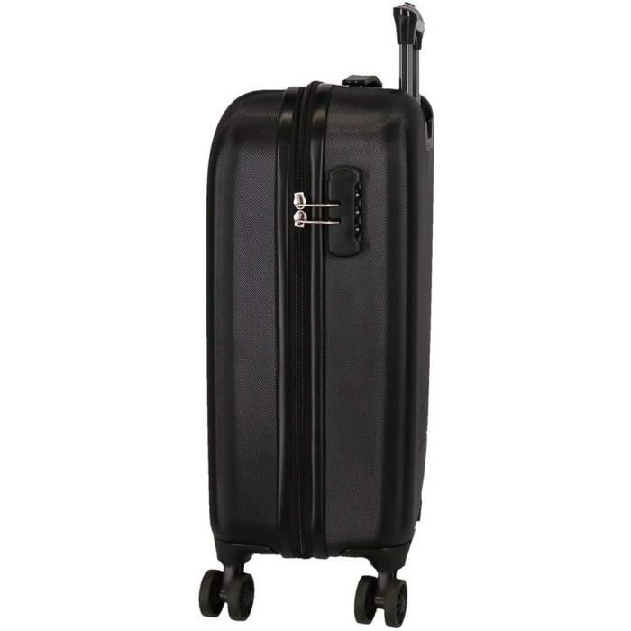 Riga Valise Trolley Cabine Noir 40X55X20 Cms Rigide Abs Serrure À ...