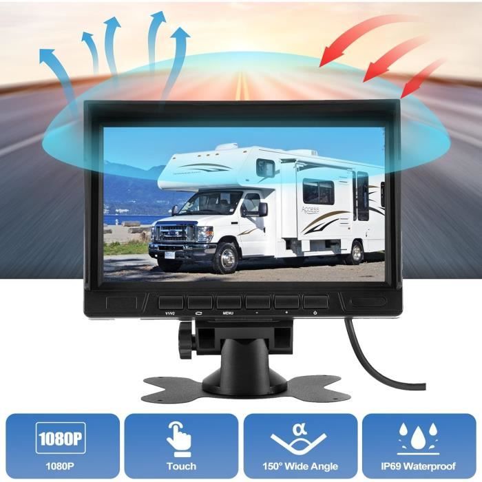 Caméra De Recul Kit Avec 7 Pouces Écran À Cristaux Liquides, Caméra De ...