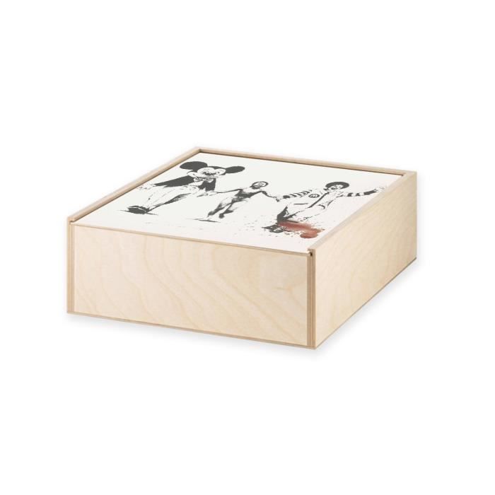 Boite Coffret en Bois - Banksy Napalm Mickey Ronald Vietnam (11 x 11 x ...
