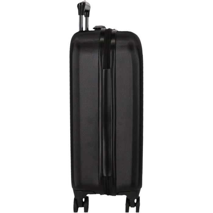 Riga Valise Trolley Cabine Noir 40X55X20 Cms Rigide Abs Serrure À ...