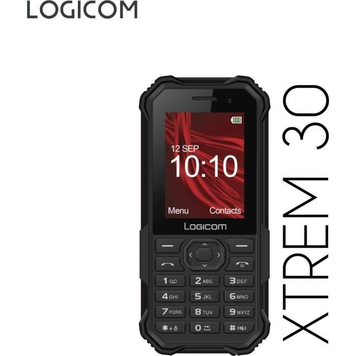 Téléphone Mobile - LOGICOM - XTREM 30 - Noir - Cdiscount Téléphonie