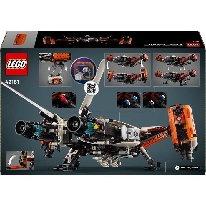 LEGO Technic 42181 Le Vaisseau Spatial Cargo VTOL LT81, Jouet de ...