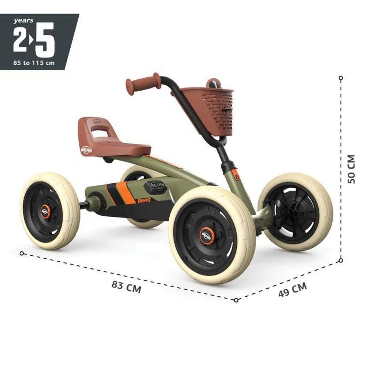 BERG Buzzy Retro vert - Cdiscount Jeux - Jouets