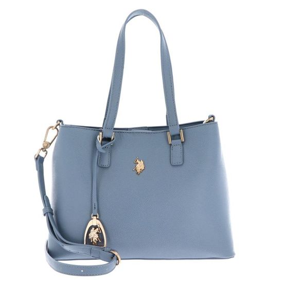 U.S. Pol o ASSN. Sac à épaule bleu clair pour femme - Jones Double ...