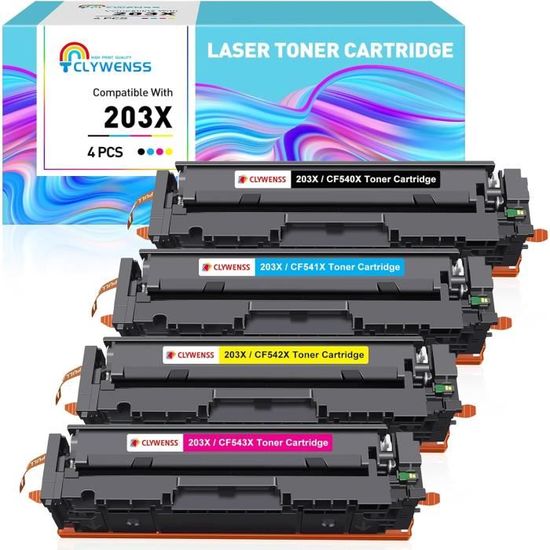 Toner 203X 203A Compatible Avec Hp M281Fdw Pour Color Laserjet Pro Mfp ...