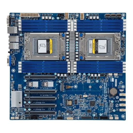 Gigabyte carte mère Système sur puce Socket SP3 ATX étendu - MZ72-HB0 ...