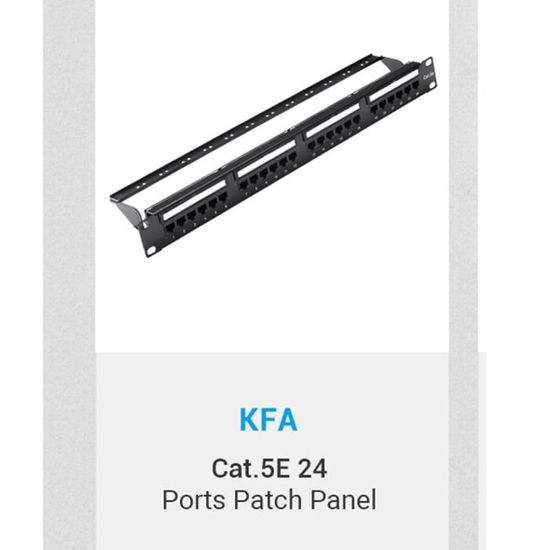 Vention-Adaptateur de câble réseau RJ45 CAT5,panneau de raccordement CAT5,prise Keystone,19 ...