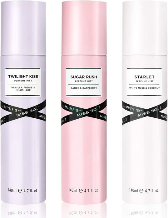 Miss Twighlight Kiss,Sugar Rush,Starlet Brume Parfumée Pour Femme 140Ml ...