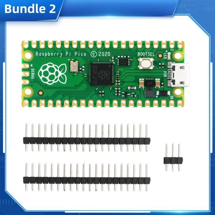 Paquet 2 - Puce De Microcontrôleur Raspberry Pi Pico Rp2040, Processeur ... Paquet 2 - Puce De Microcontrôleur Raspberry Pi Pico Rp2040, Processeur ...