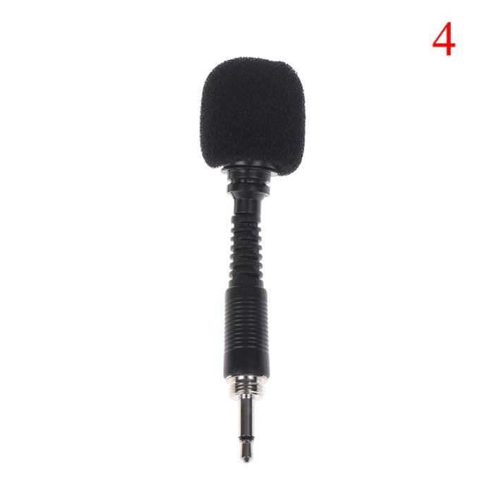 Doré Mini Microphone stéréo Jack 3.5mm, pour enregistrement, téléphone ...