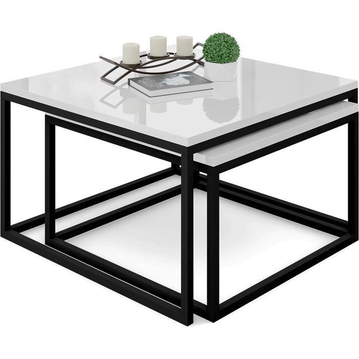Yoshi Table Basse 2 En 1 Brillant - Cdiscount Maison