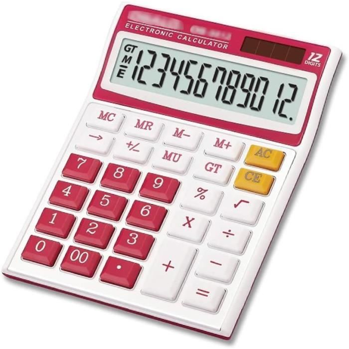 Calculatrices De Base Electronic Desktop Calculator Avec 12 Chiffres ...