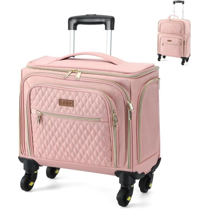 Valise À Roulettes Valise À Roulettes Bagage À Main, Rose-6.[n2178]