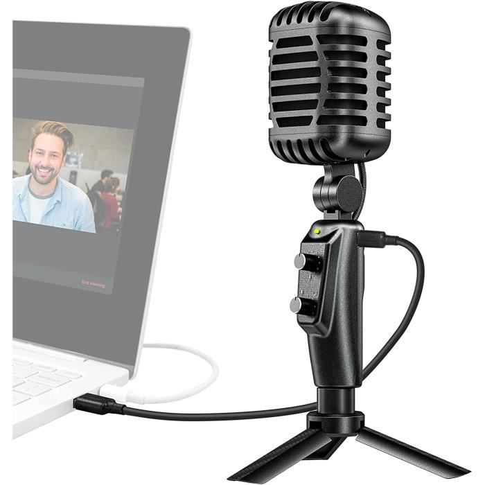 LIWI-USB PC Microphone Retro, EMR Mic Design Retro, Micro (192kHz-24bit ...