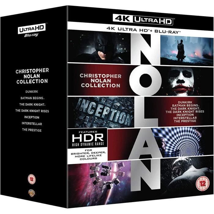 Nolan 4K Ultra-HD Collection [Edizione Regno Unito] [Blu-Ray] [Import] - Cdiscount DVD