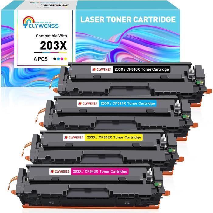 Toner 203X 203A Compatible Avec Hp M281Fdw Pour Color Laserjet Pro Mfp ...