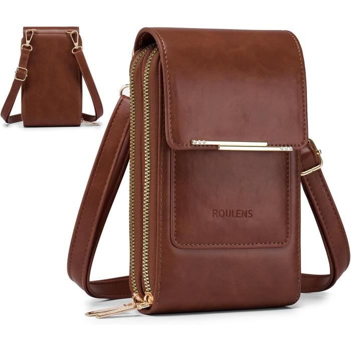Sac Téléphone Portable Femme Avec Protection Rfid,Sac À Bandoulière ...